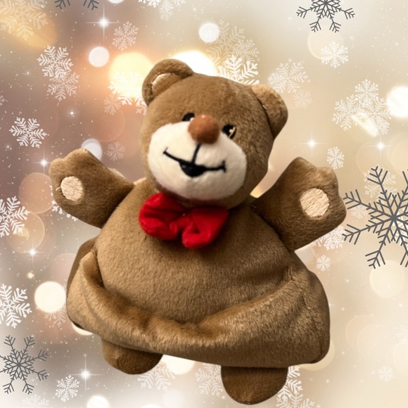 snuggie toy | Toys | Vtg Snuggie Toy Teddy Bear Brown Ornament Plush ...